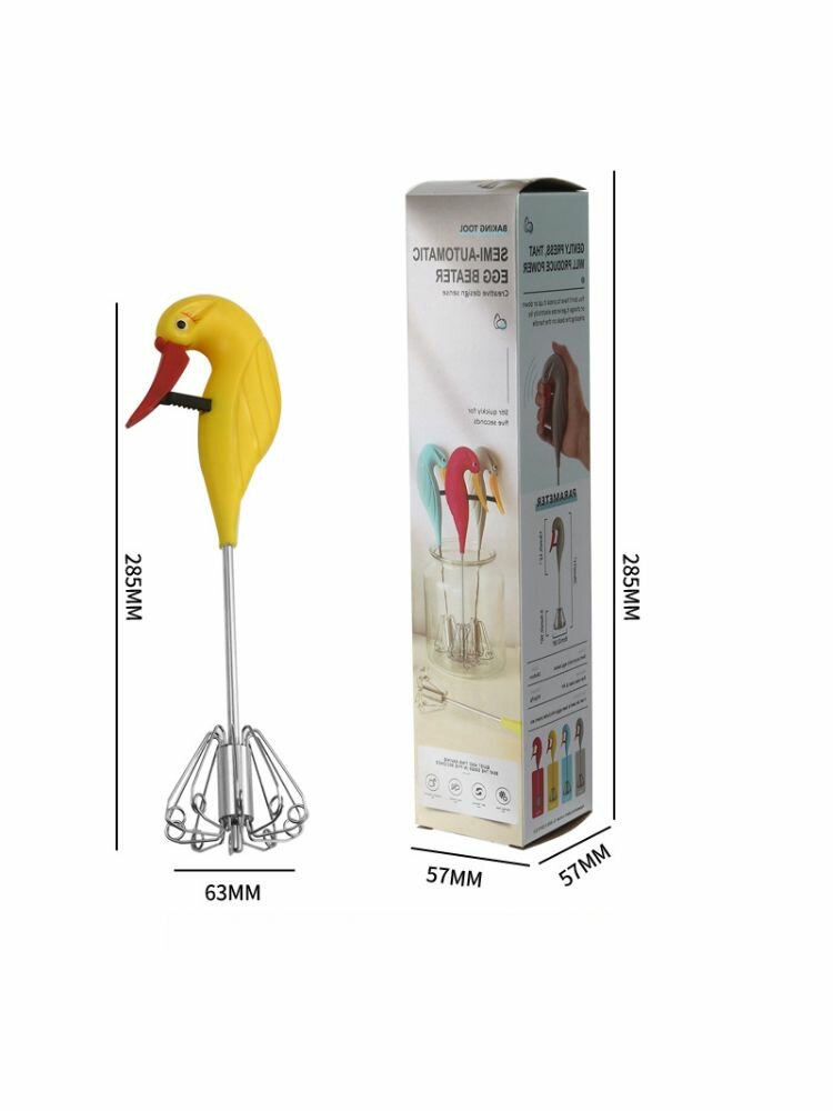 Полуавтоматический венчик, роторный, кухонный, Ручной миксер