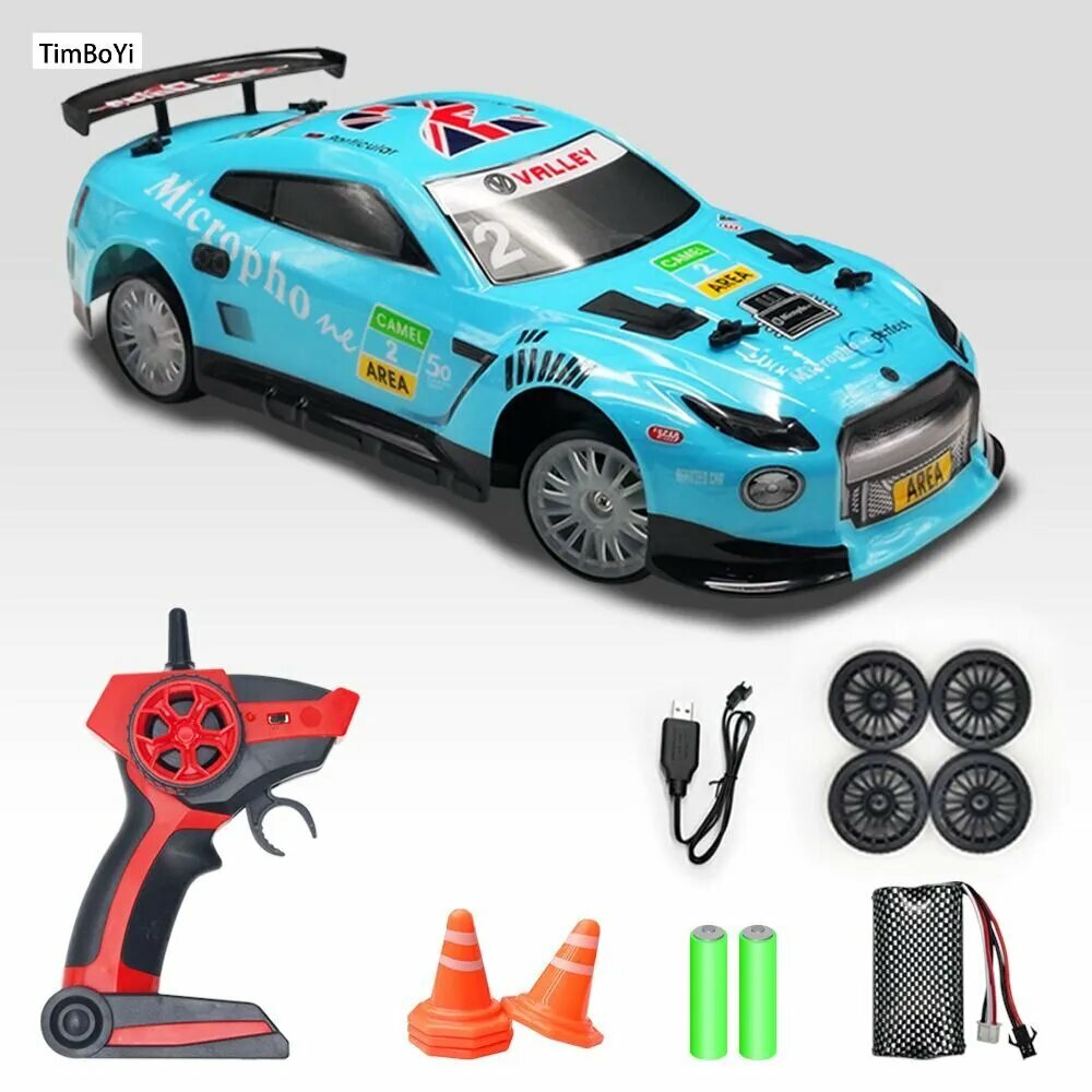 Радиоуправляемая машинка, LED-фары, максимальная скорость до 25км/ч