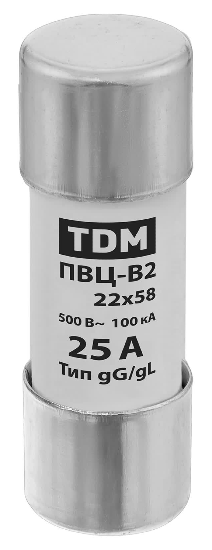 Вставка плавкая TDM Electric / ТДМ Электрик ПВЦ-В2, 25А 600В, SQ0729-0030 / предохранитель