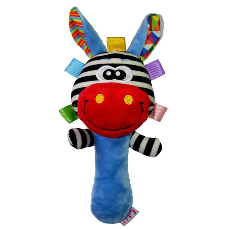 Погремушка-игрушка Zebra, сине-белая