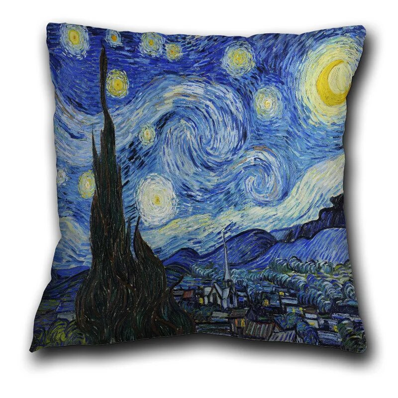 Плюшевые декоративные подушки Van Gogh 45x45 см TJSP0288BZ-1