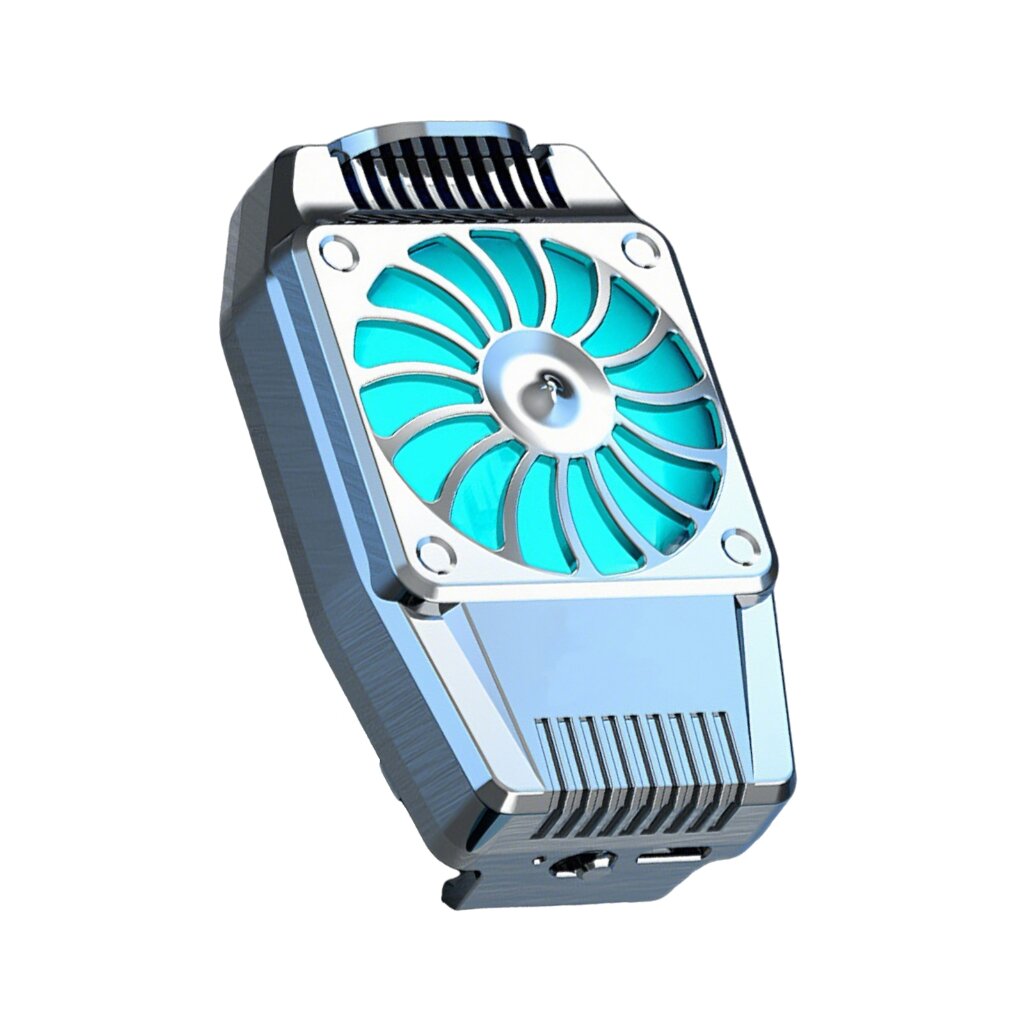 Вентилятор охлаждения мобильного телефона Heatsink с низким уровнем шума, 5000 об/мин, Радиатор с задней клипсой
