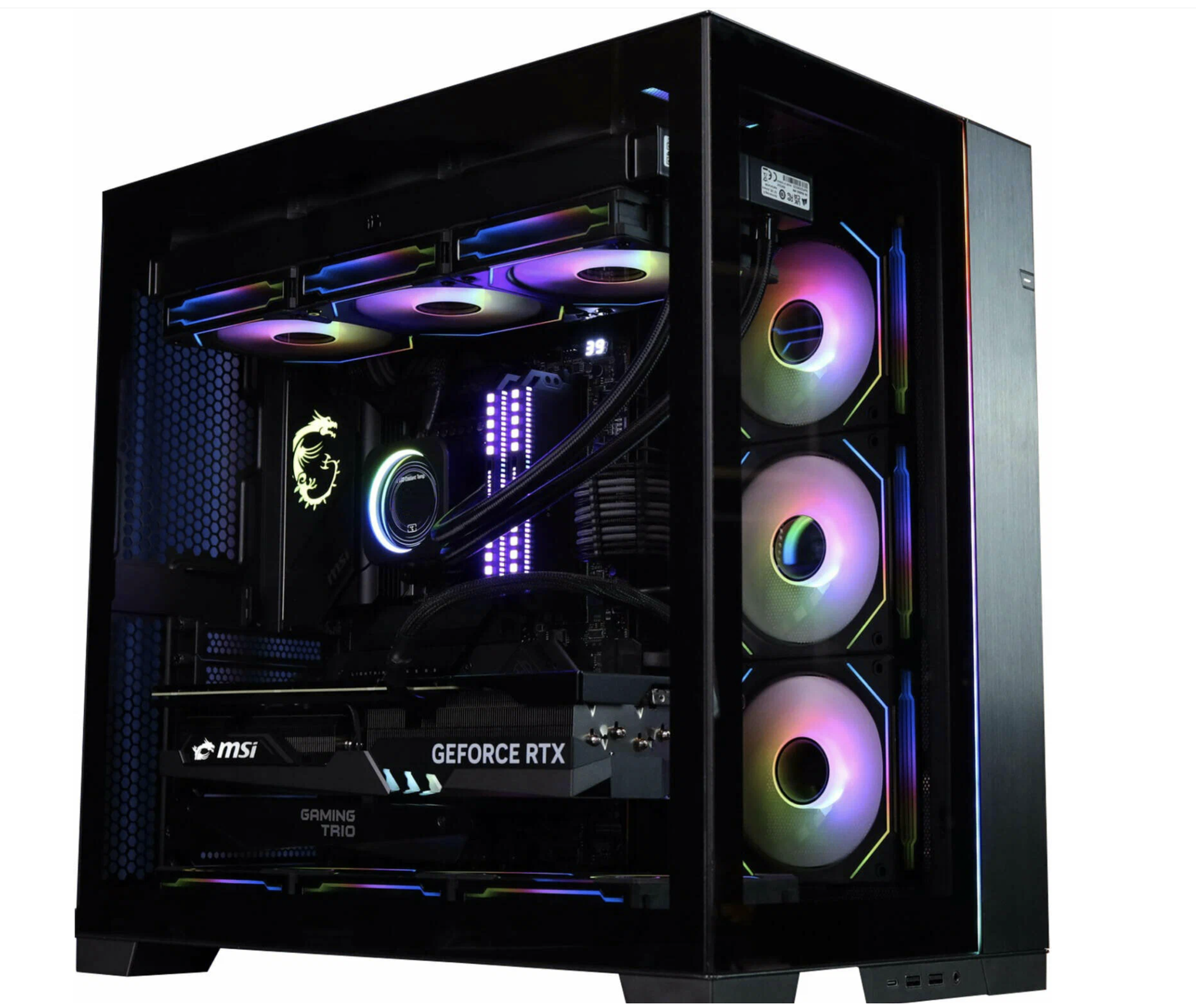 Мощный игровой компьютер AM PC P3395 Core i7 13700kf /32GB DDR5/ssd m2 1 tb/ RTX5070/5060ti 16GB//800w