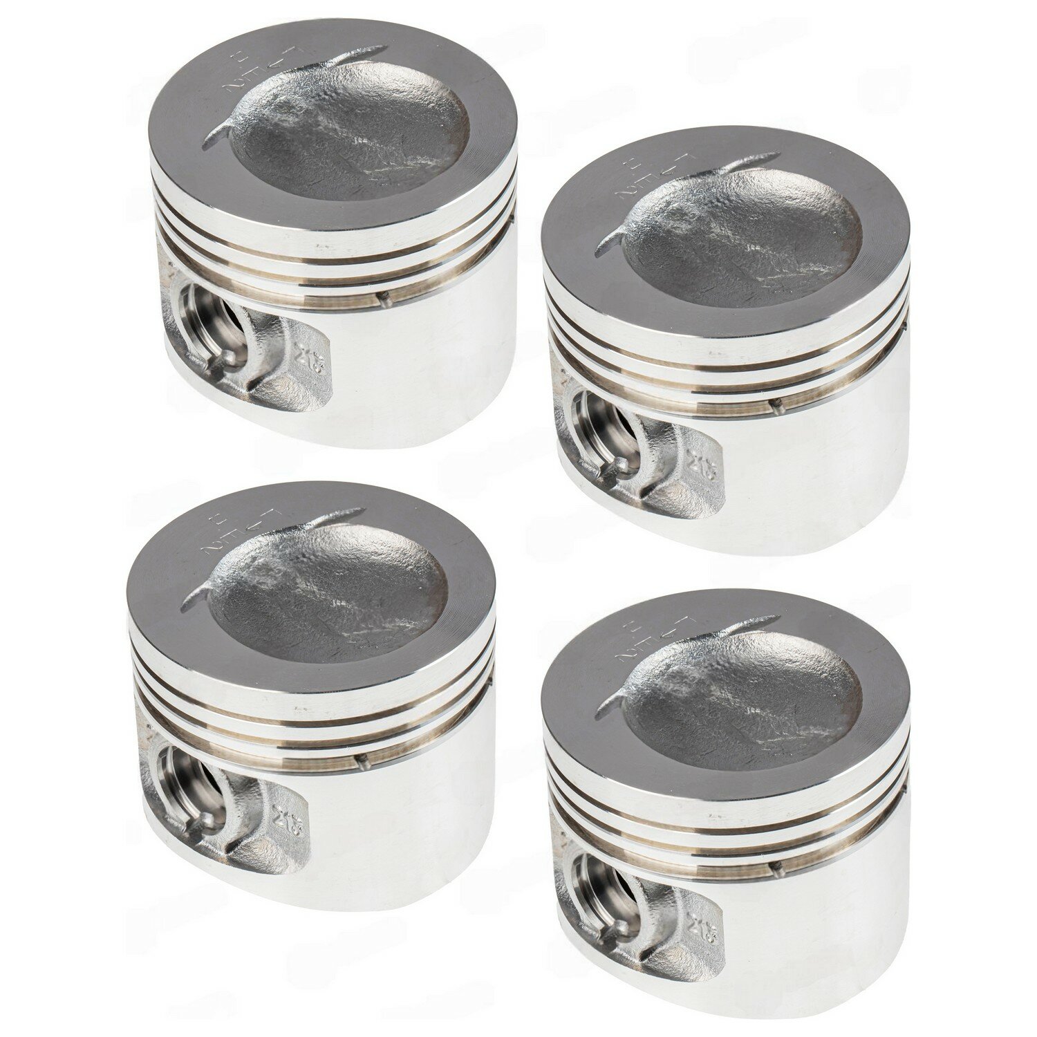 Комплект поршней 21213 (4 поршня+4 пальца+стопорные кольца) ремонтный размер 82.8 мм, класс E (двигатели 21073, 21213, 21214, 2130)