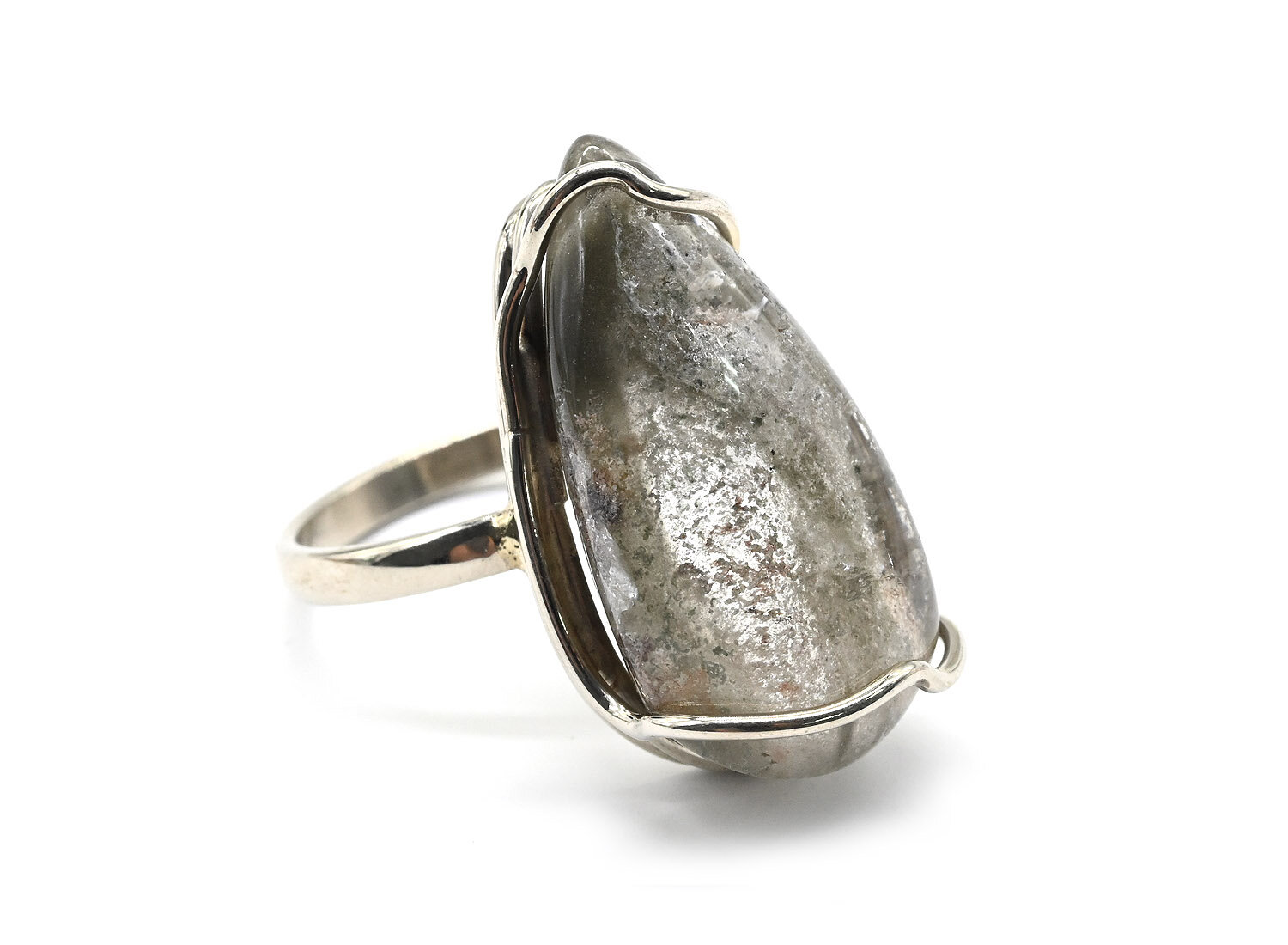 Кольцо, кварц, кварцит