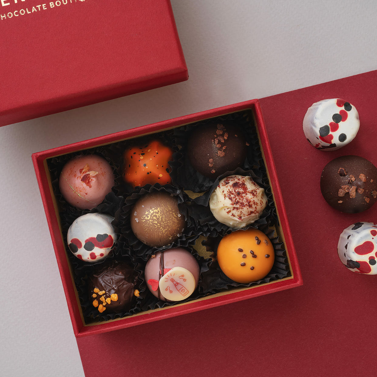 Подарочный шоколадный набор конфет Frenchkiss" Бюлеон" 9 конфет, Подарок