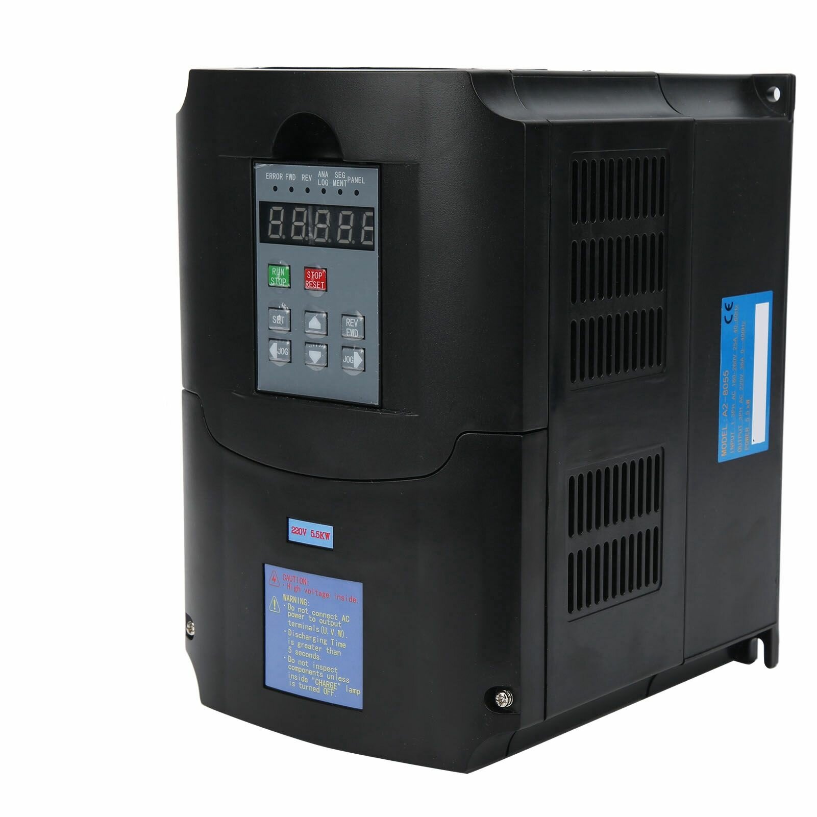 Частотный преобразователь 5.5кВт, вход 180-250В, выход 220В 3ф (тяжелый)