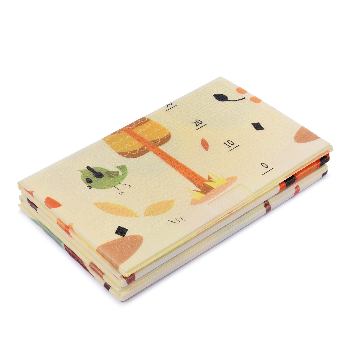 Коврик складной детский игровой двухсторонний Oubaoloon 00-1463 "Тигр" для малышей (120*180*0.8см.) в сумке