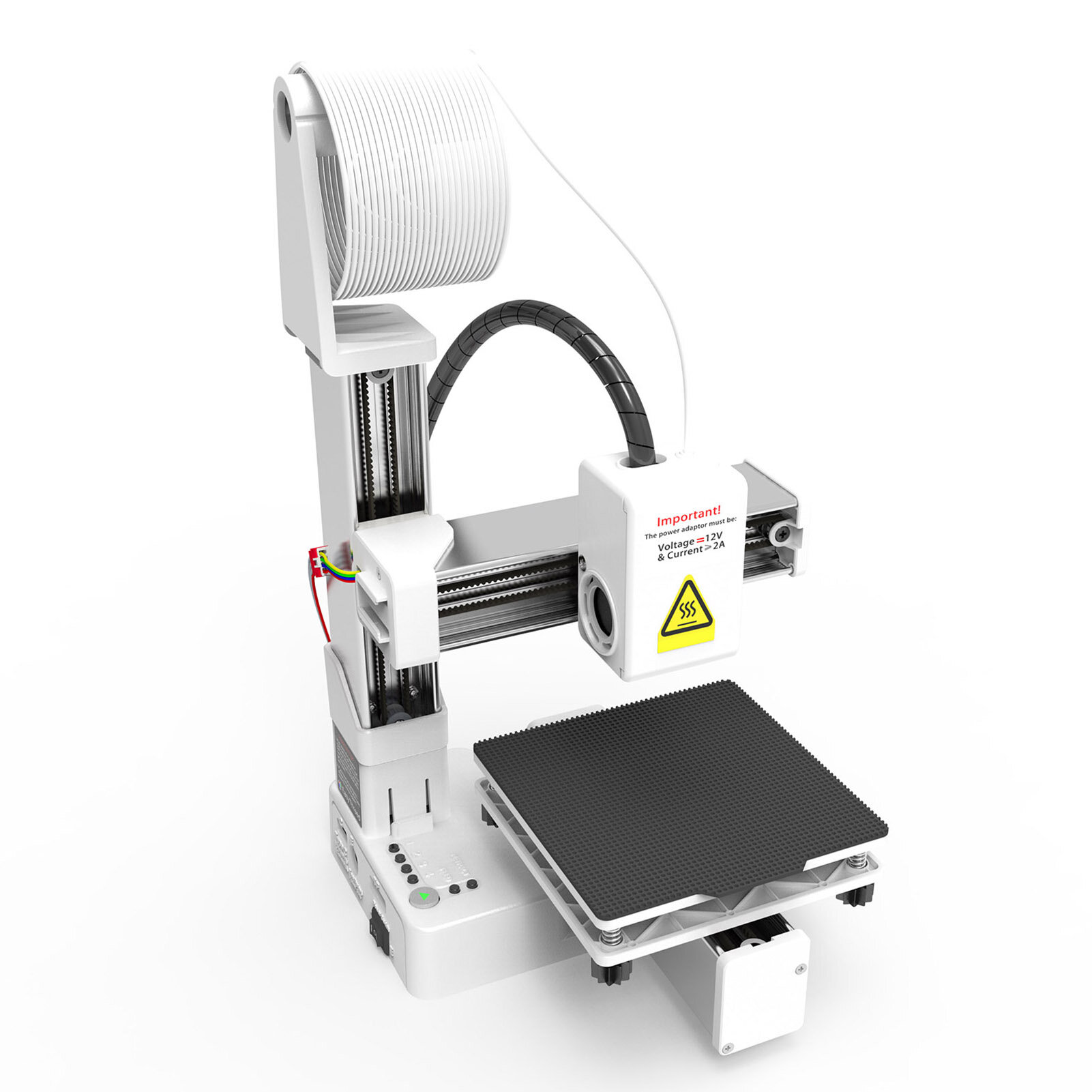 EasyThreed K10 3D-принтер Мини настольный печатный станок для детей 100x100x100 мм Размеры сборки Съемная платформа Печать одной кнопкой Самостоятельно разработанное программное обеспечение Easyware с TF-картой для начинающих Домашнее образование