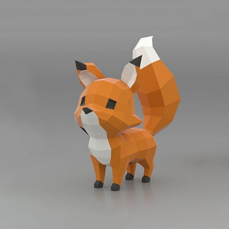 Набор для творчества, 3D- оригами,"Lucky Cute Fox"