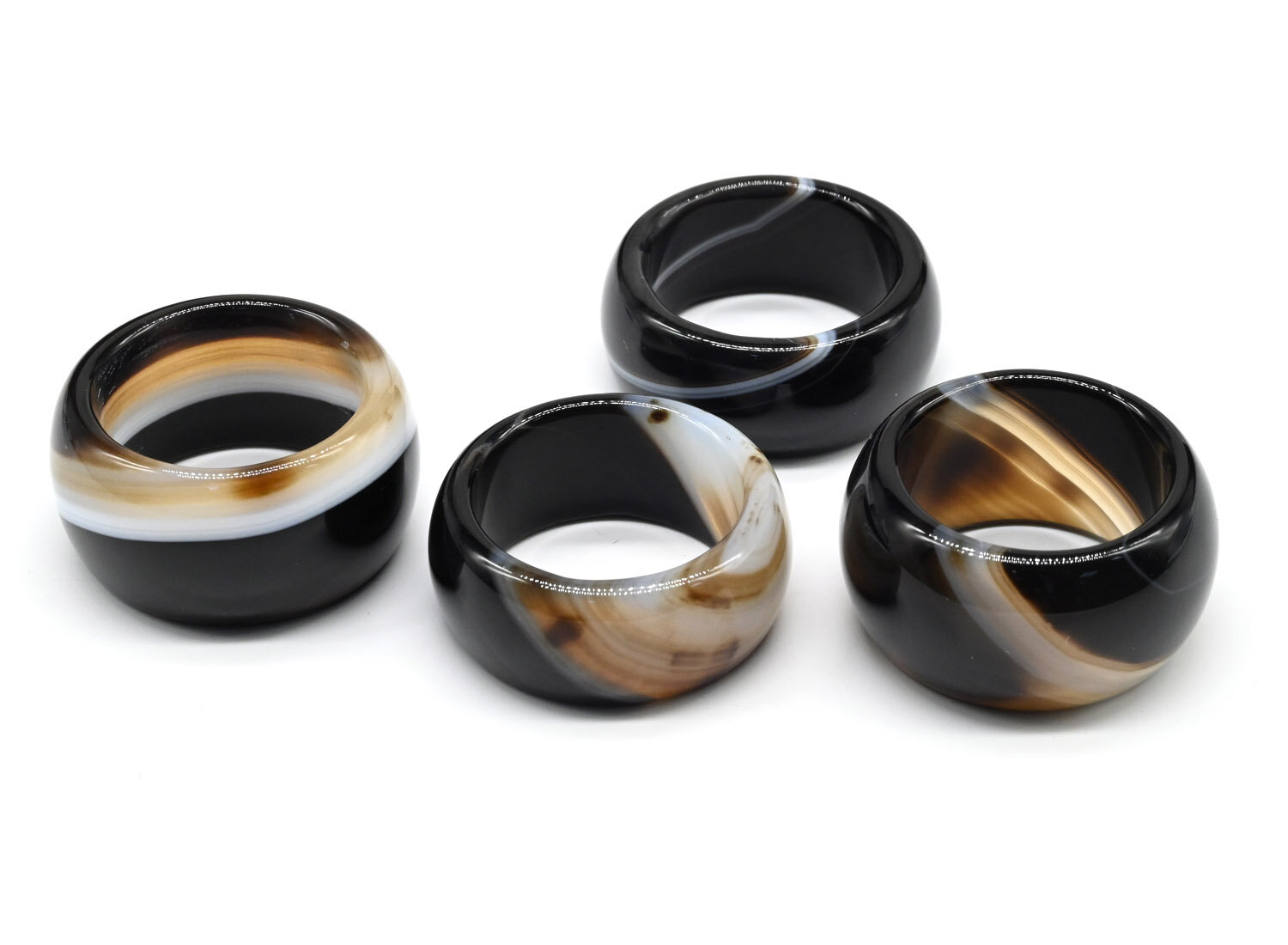 Кольцо, агат