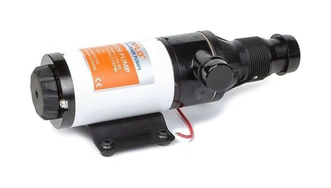 Помпа туалета с мацератором SeaFlo, 12 В, (Москва)