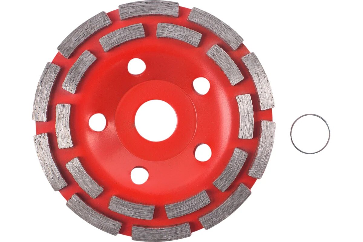 VIRA ECO Чашка алмазная двухрядная 125 мм 592035 для шлифовки бетона и камня