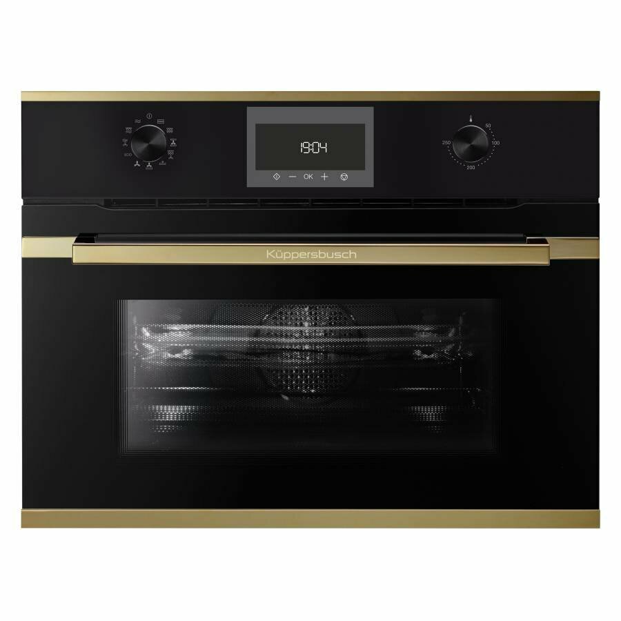 Компактный духовой шкаф с микроволнами Kuppersbusch CBM 6330.0 S4 Gold