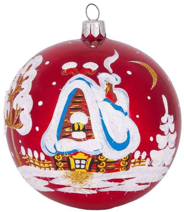 Шар на елку 95мм "Ночь перед рождеством"