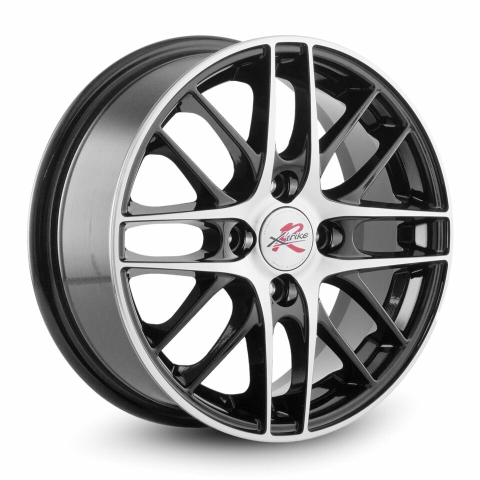 Литой колесный диск XtrikeRST R004 5,5R14 4*98 ET35 d58,6 Алмаз черный