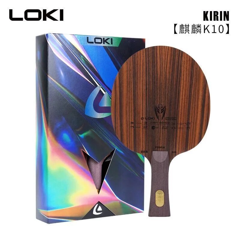 LOKI K9 K10 K11 Профессиональное углеродное волокно OFF+ K7 Лезвие для настольного тенниса из чистого дерева LOKI KIRIN Лезвие для пинг-понга Летучая мышь — фото 1