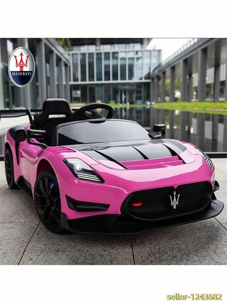 Электромобиль Maserati, для детей, радиоуправление, полный привод