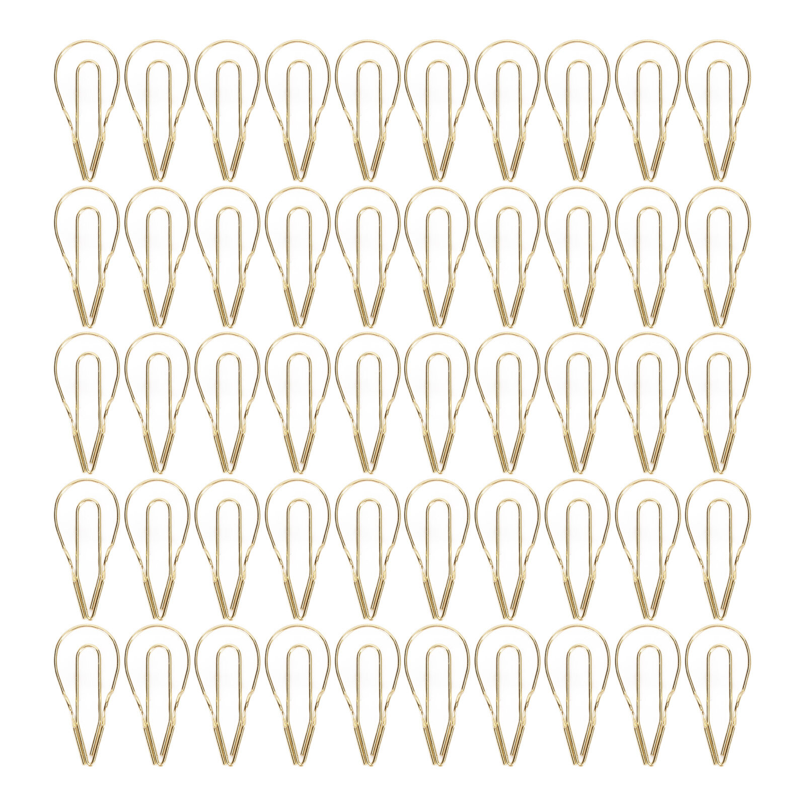 50 металлических зажимов для ручек, многофункциональные, с сильным зажимом, гальванизированные, держатели для ручек, закладки для блокнотов.