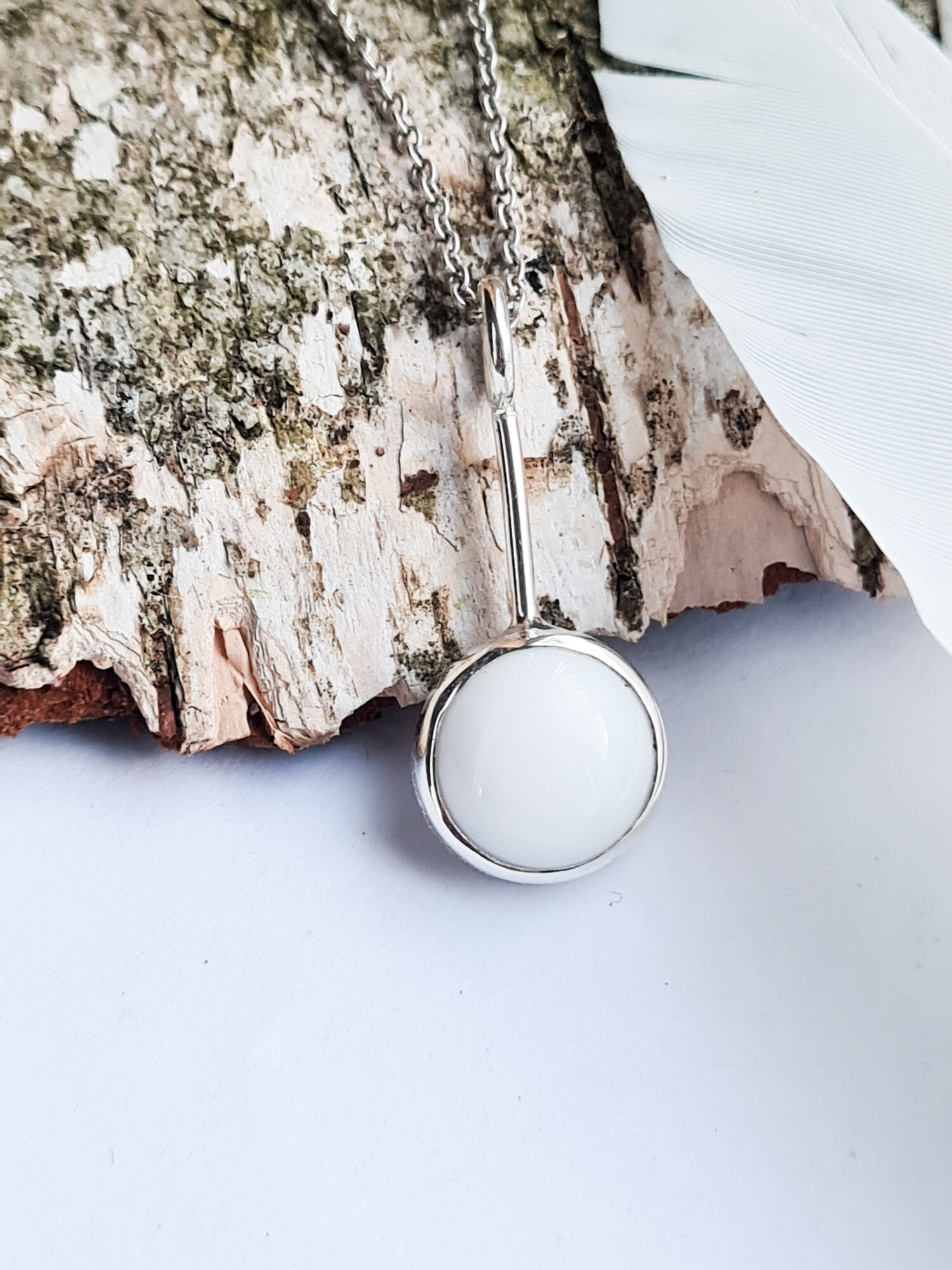 Подвеска, серебро, 925 проба, агат