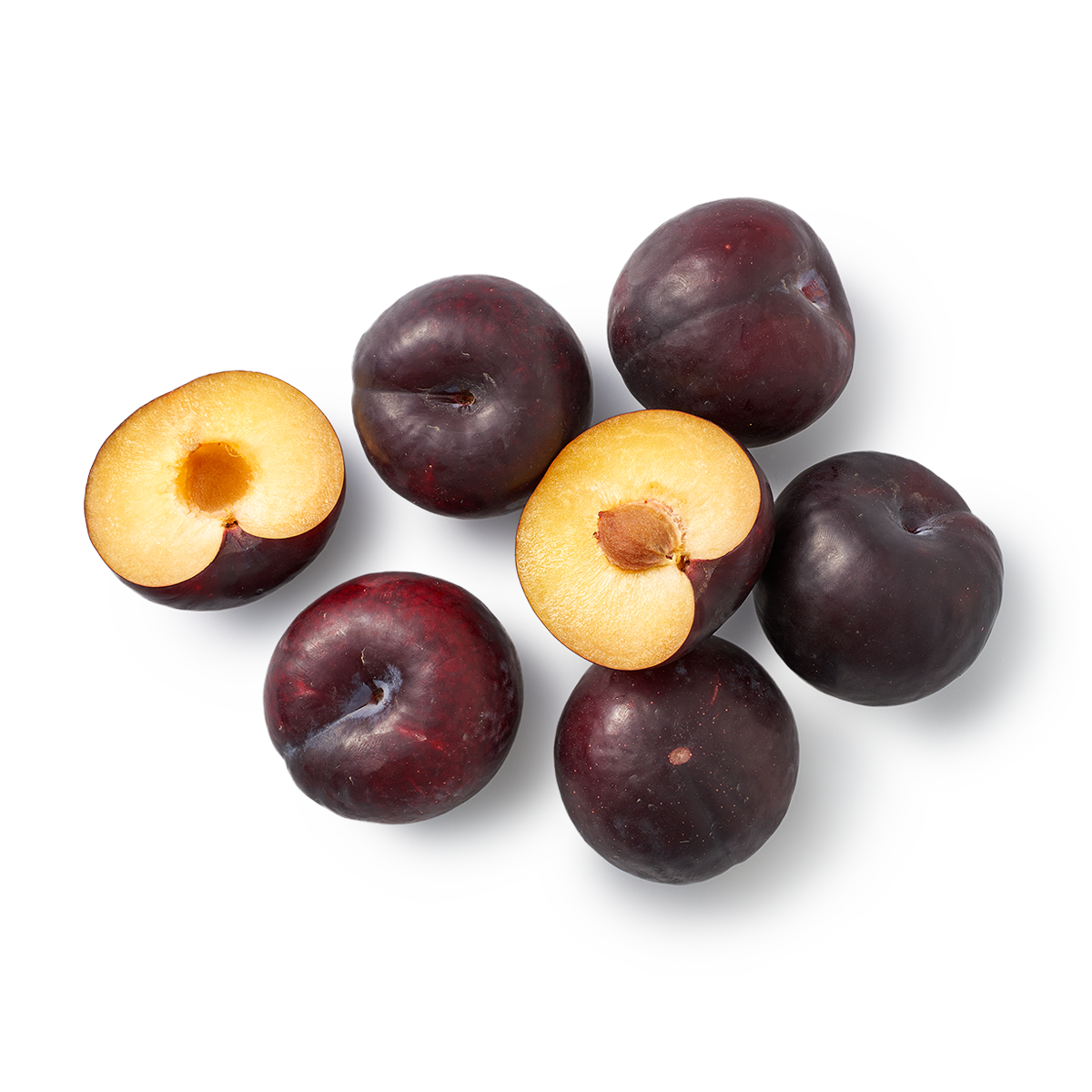 Слива чёрная, свежая, упаковка пластиковый контейнер, вес 500 г.