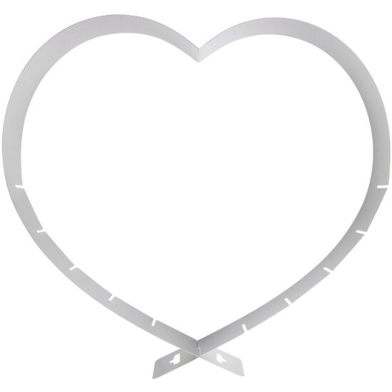 Форма для выпечки Mallony Torta сердце, 6 размеров, разъемная, складная (108354)