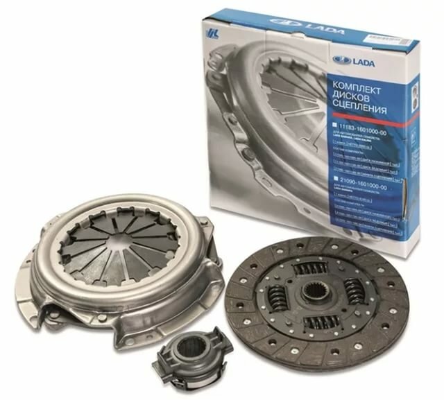 Сцепление ВАЗ 2170, 1118, 2190, 2110 LADA (тяговая МКПП) (артикул 11186-1601000-00)