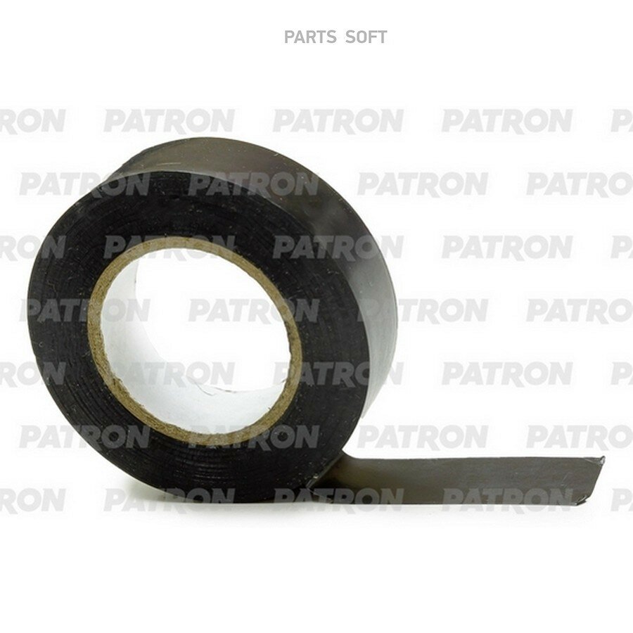 Изолента ПВХ, 19 мм х 20 м, черная PATRON PAT8165 | цена за 1 шт
