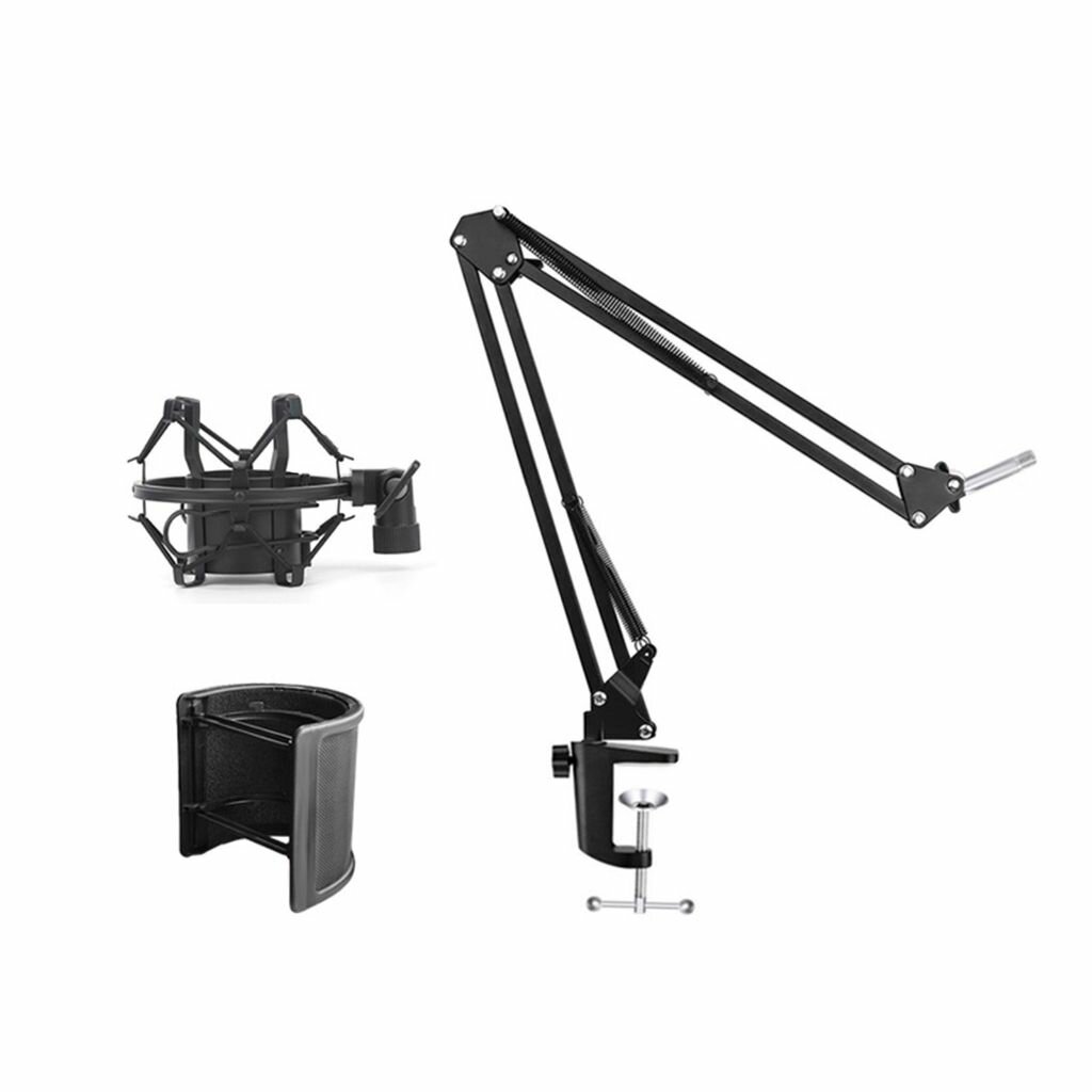 Портативный микрофонный держатель для записи и выступлений