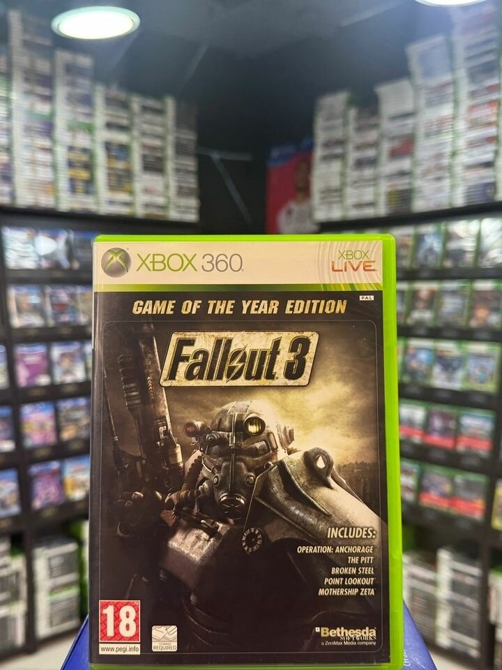 Игра Fallout 3 Game of the Year Edition (Xbox 360) (Box)
