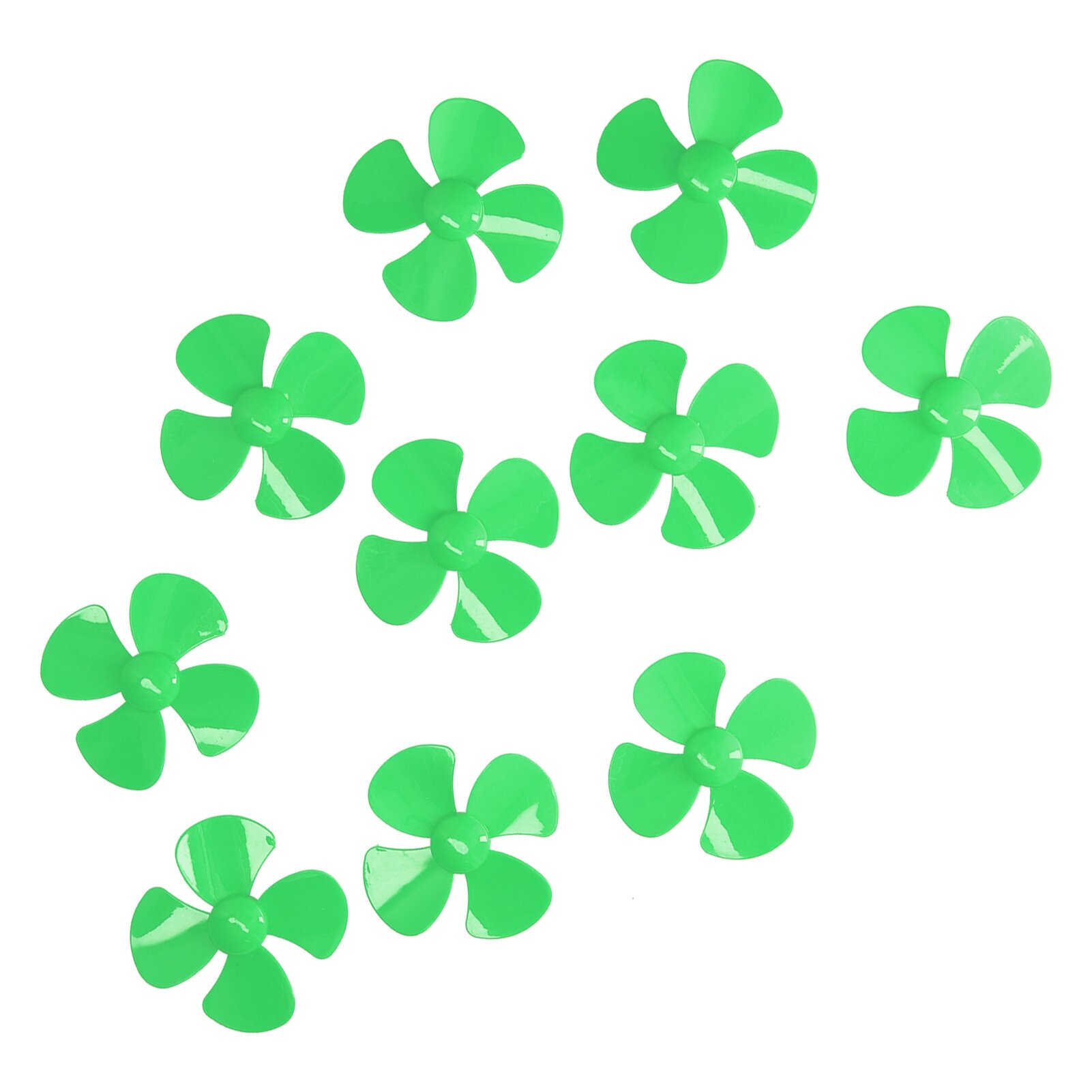 10 шт. 60 мм 4 лезвия пропеллер пластиковые винты для лодки аксессуары с 2 мм.