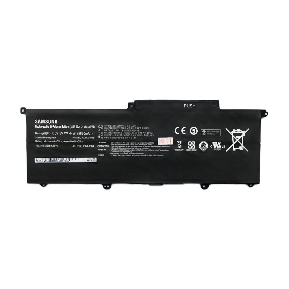Аккумулятор 7.5V для ноутбука Samsung NP 900X3C / Samsung NP 900X3D / Samsung NP 900X3E / AA-PLXN4AR - ORG, 5880mAh