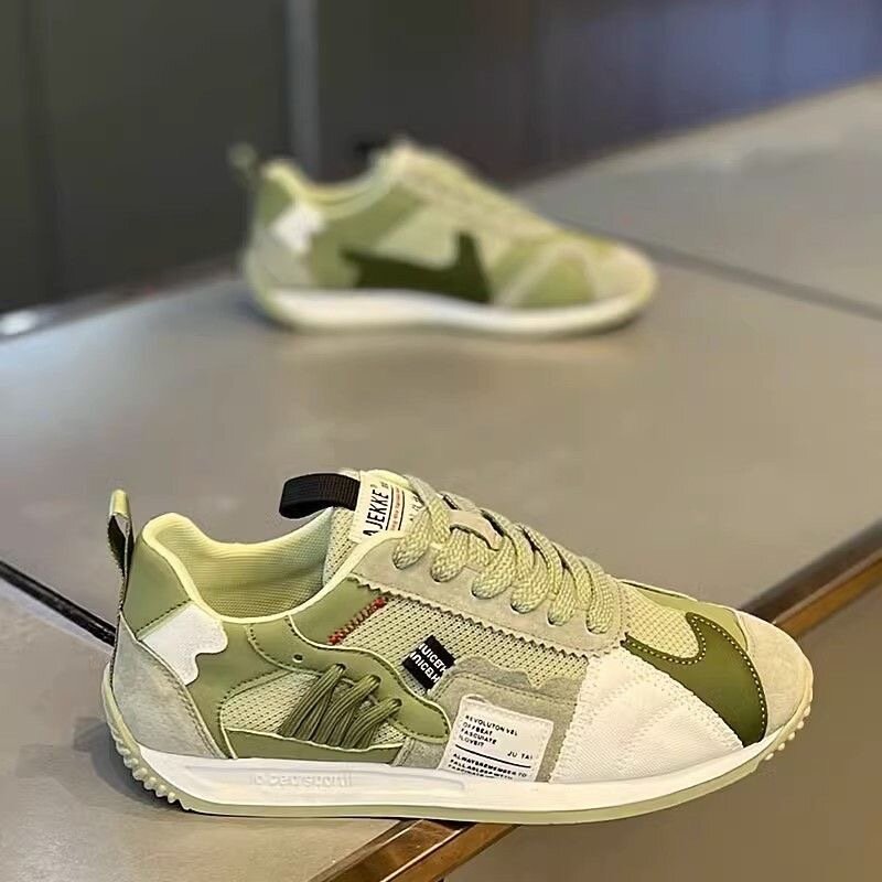 Новинка мужской коллекции осень-зима 2025: модные и универсальные парусиновые туфли, увеличивающие рост, с мягкой нескользящей подошвой, лёгкие, спортивные и повседневные.