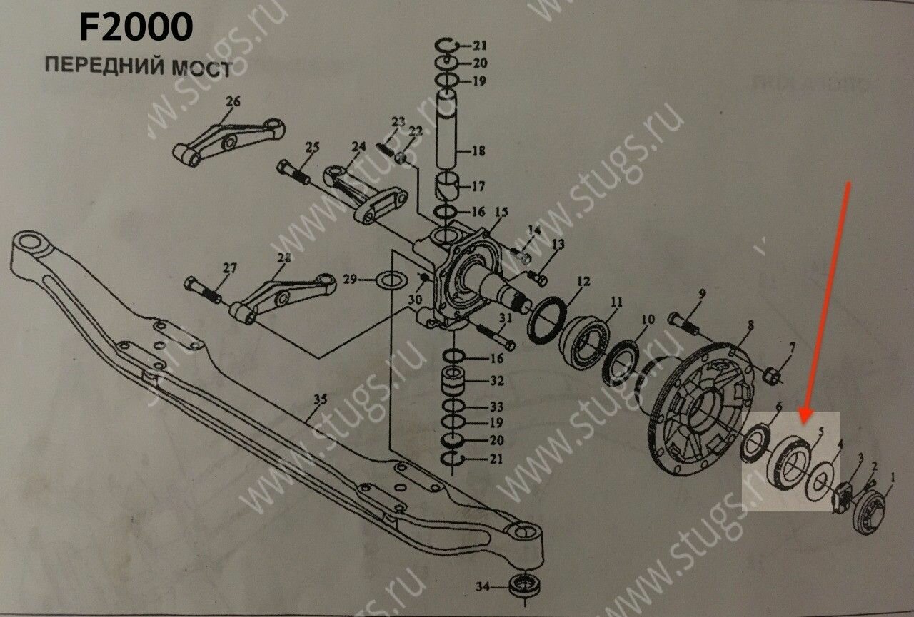 Подшипник передней ступицы SHACMAN HOWO наружный 7610А 81.93420.0081 LEO 32310