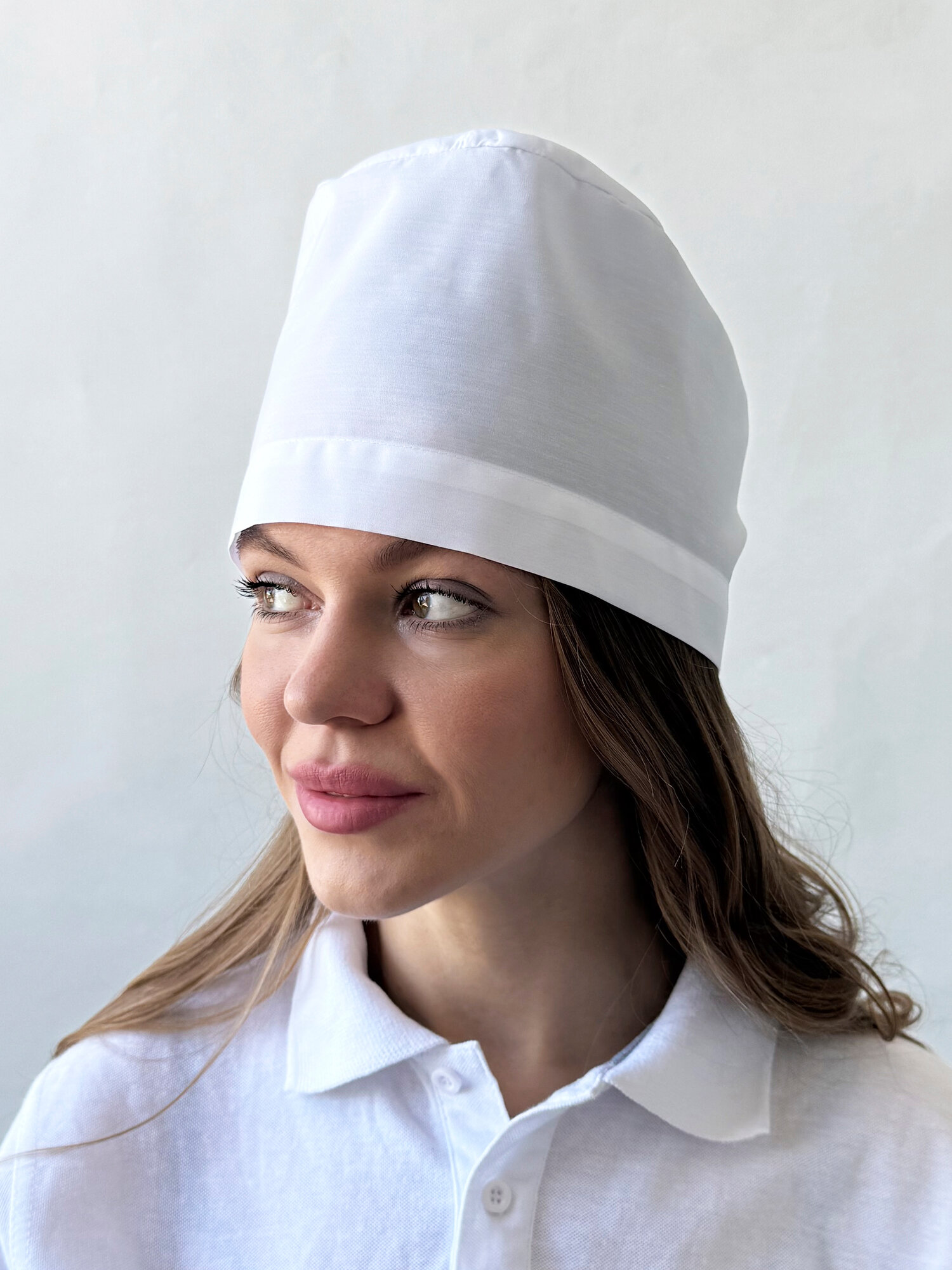Шапка медицинская колпак белый