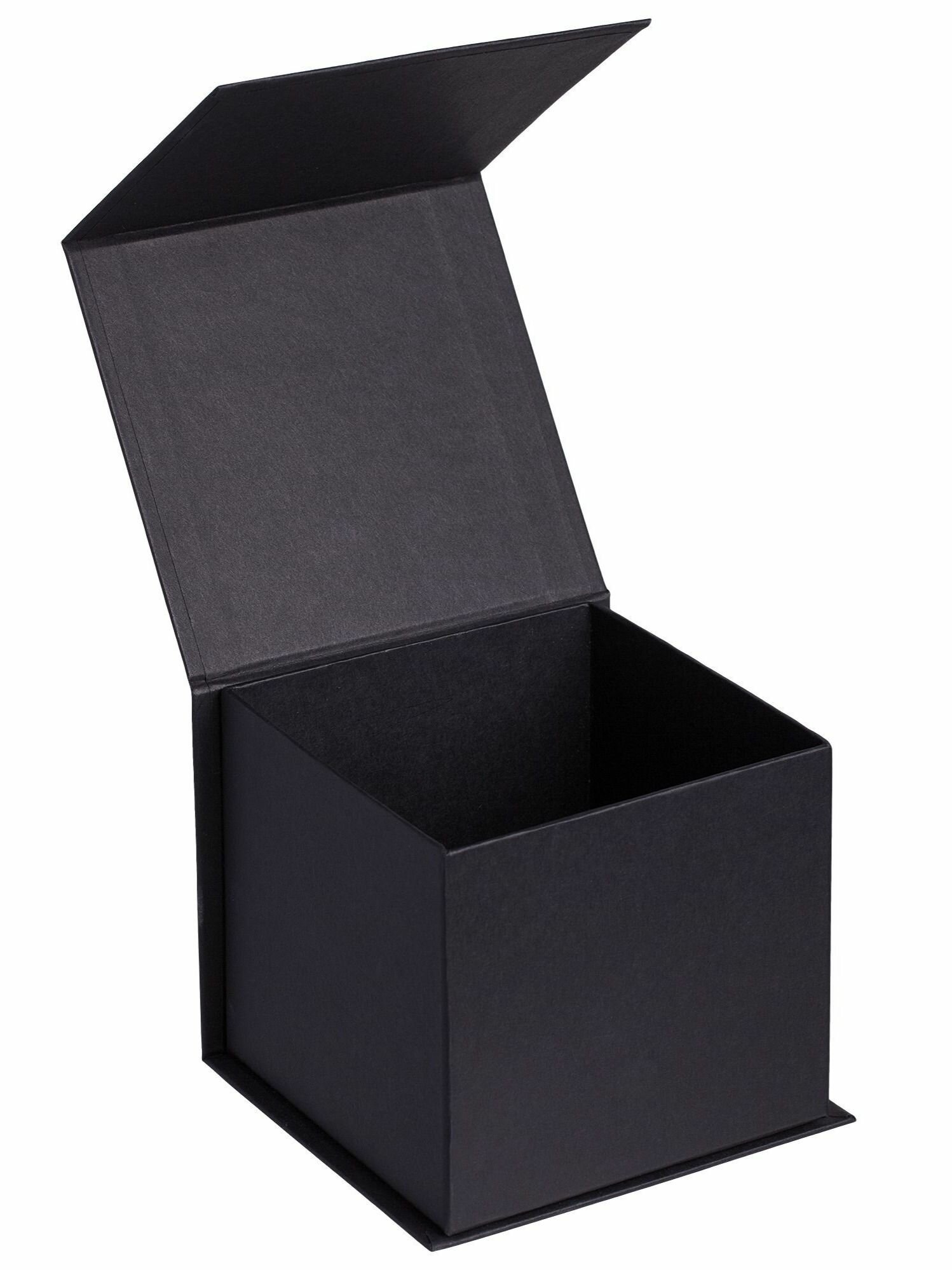 Коробка подарочная для хранения картон, упаковка подарка на магните 13,5х12,5х11,5, Alian, черная