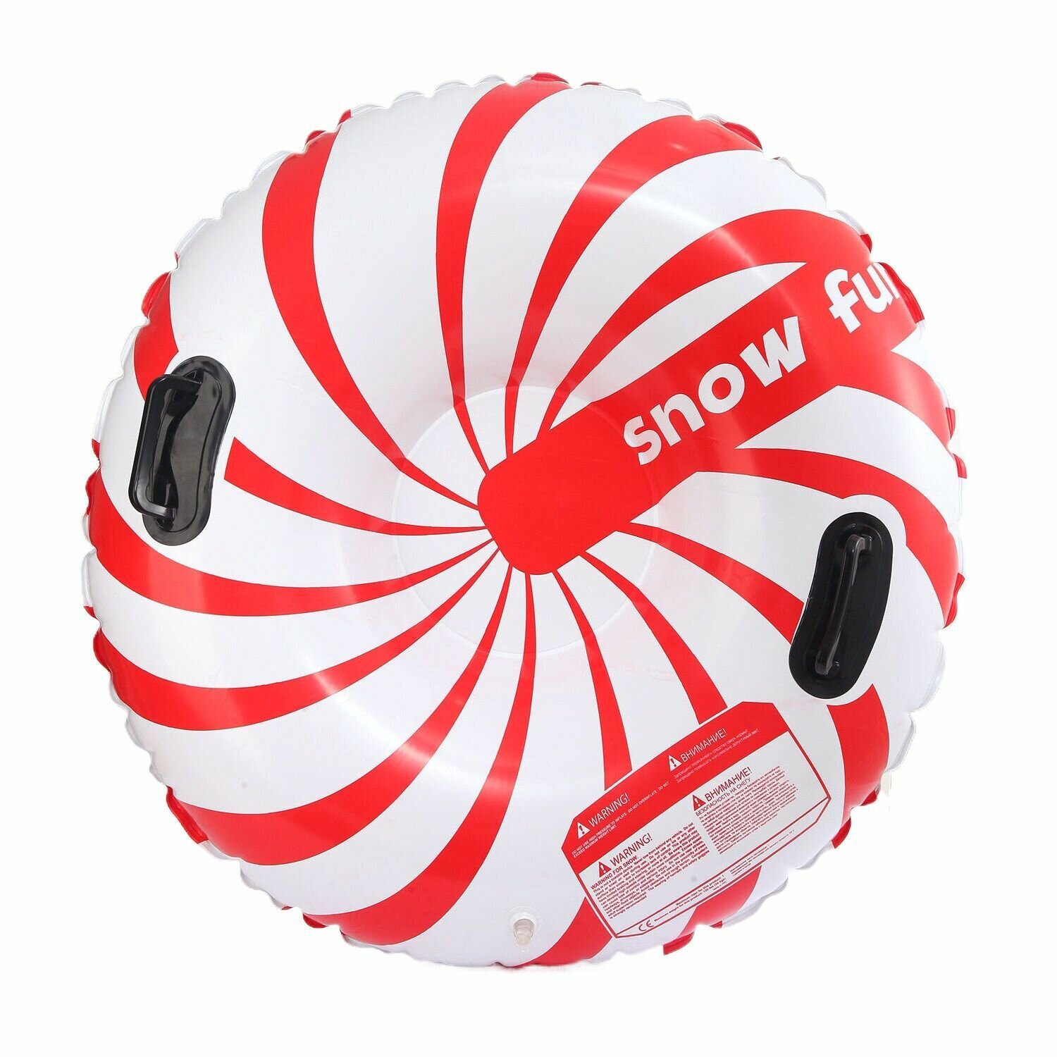 Надувные сани,85cm*85cm, Белый красный