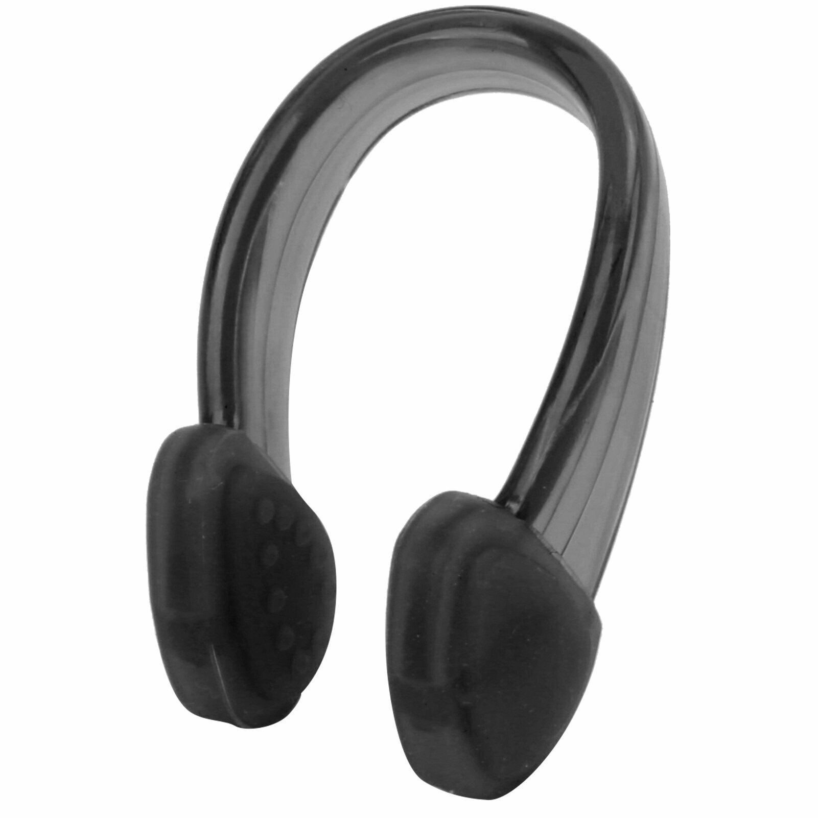 Водонепроницаемые мягкие силиконовые зажимы для носа для плавания и серфинга, черные.