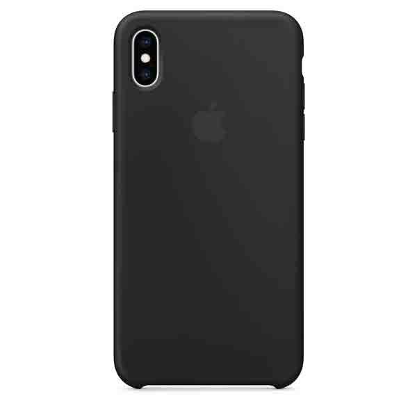Чехол iPhone XS Max Silicone Case - Black // .