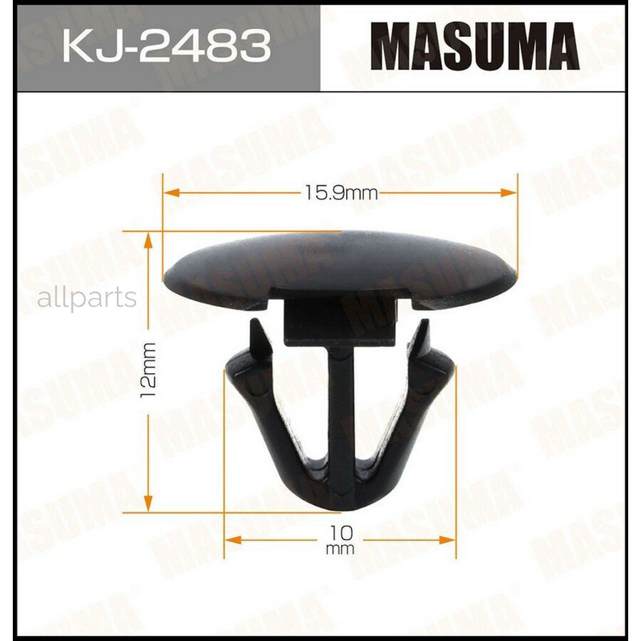 MASUMA KJ2483 зажим, молдинг / защитная накладка