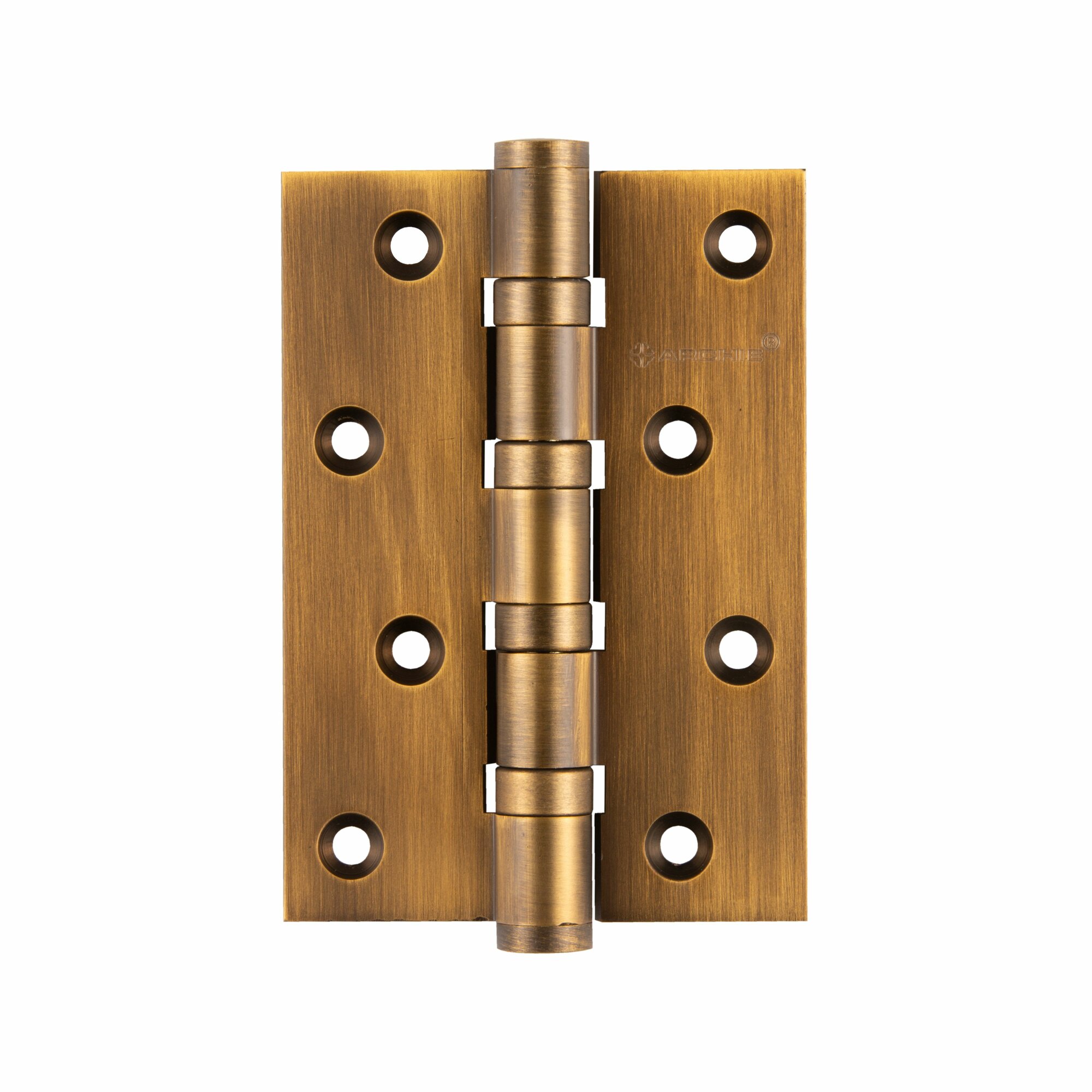 Петли дверные универсальные Archie A010-C 100X70X3-4BB-1ACF Античный кофе; без короны