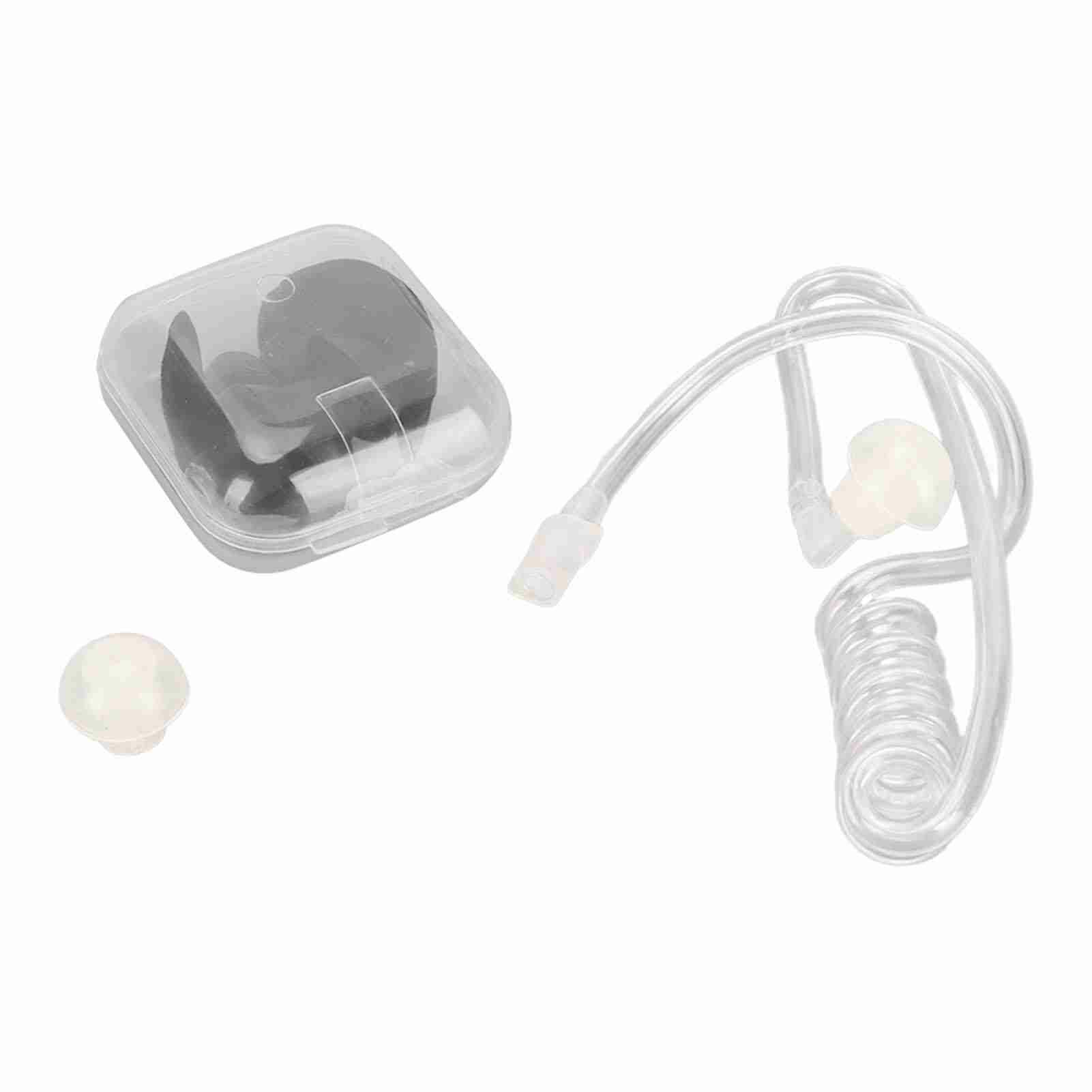 Универсальная сменная акустическая катушка с силиконовыми берушами для гарнитуры рации, черные беруши