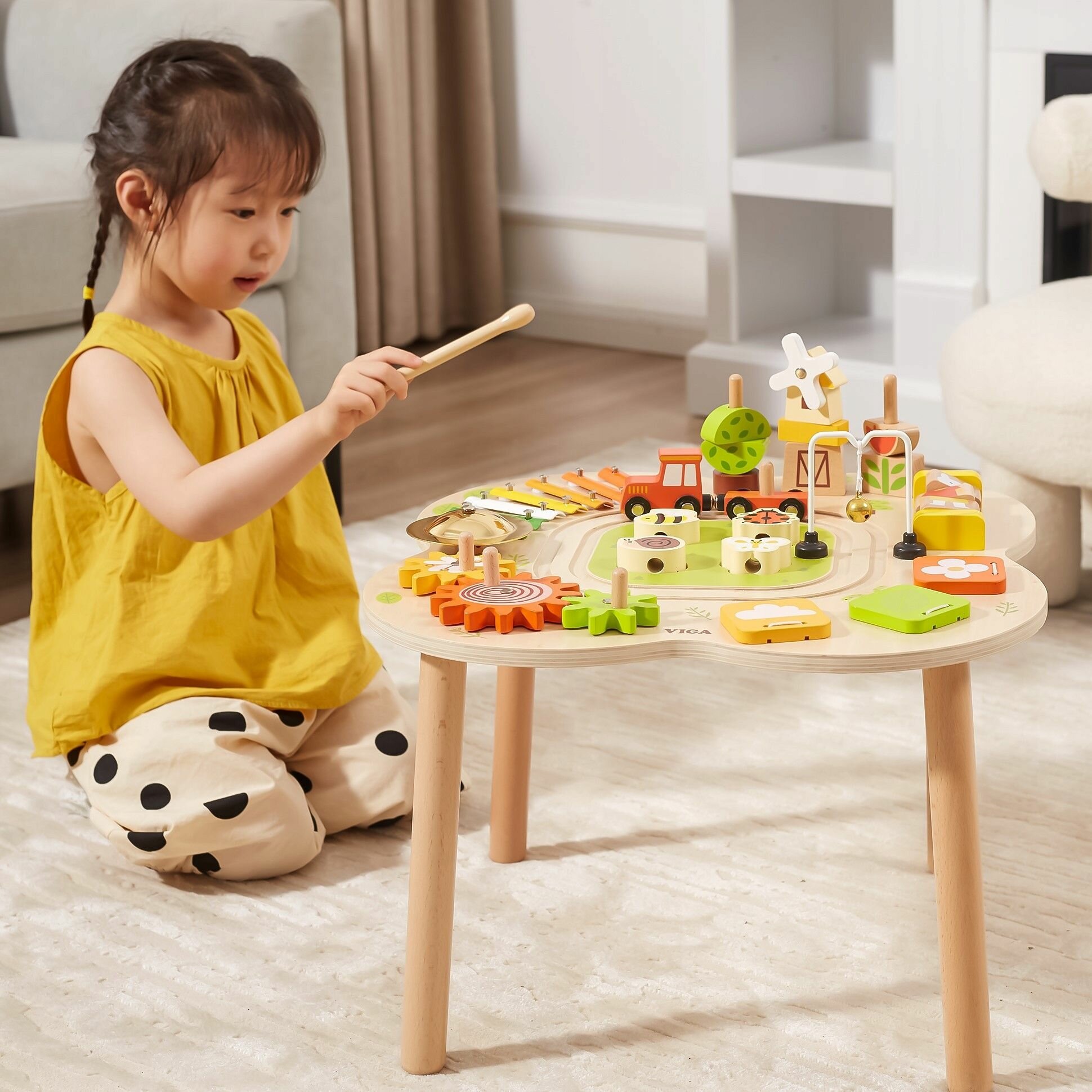 Обучающая игра Viga PolarB Table - Деревянный обучающий стол - Вига 446570