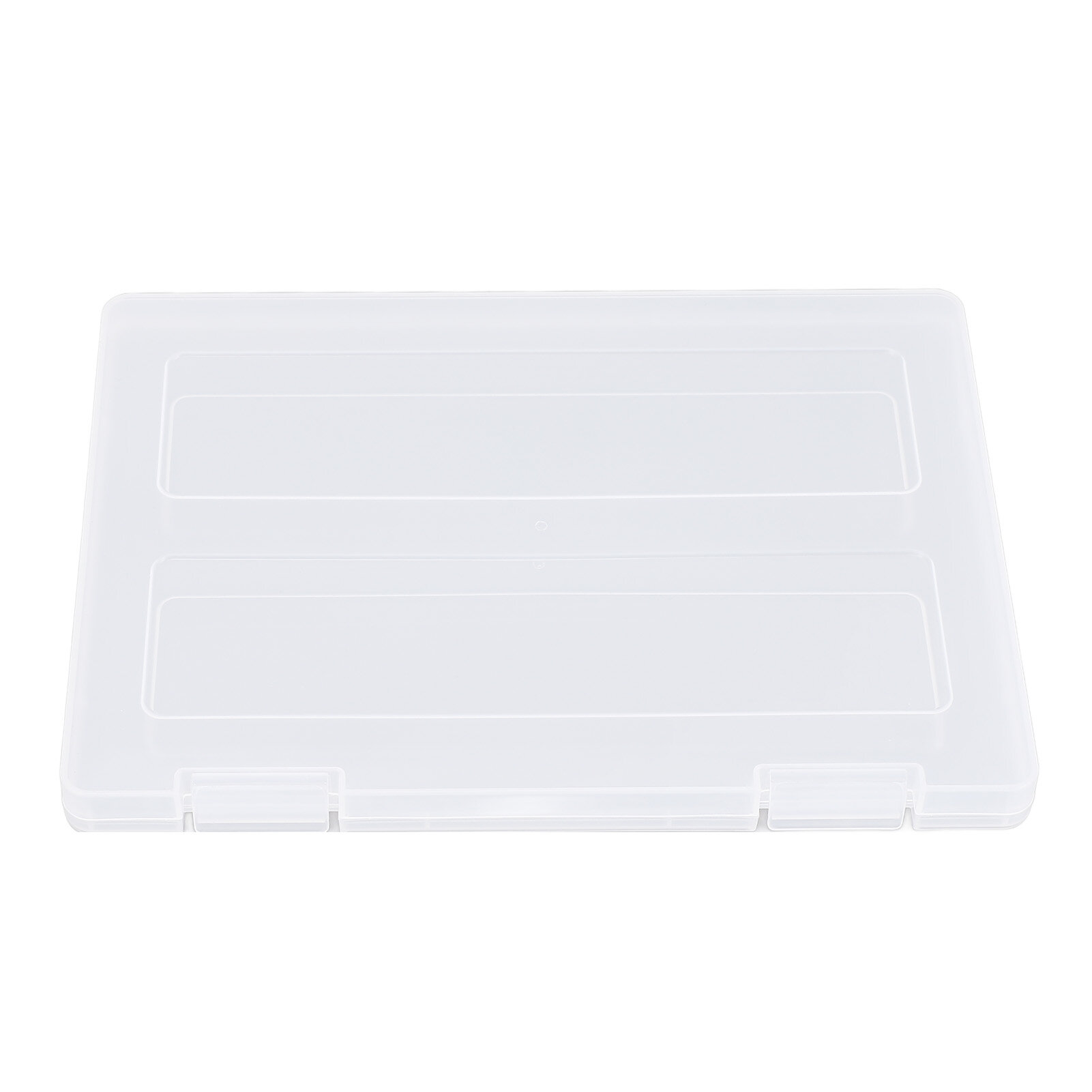 Прозрачный пластиковый футляр для хранения документов с надежным замком-защелкой, формат А5.