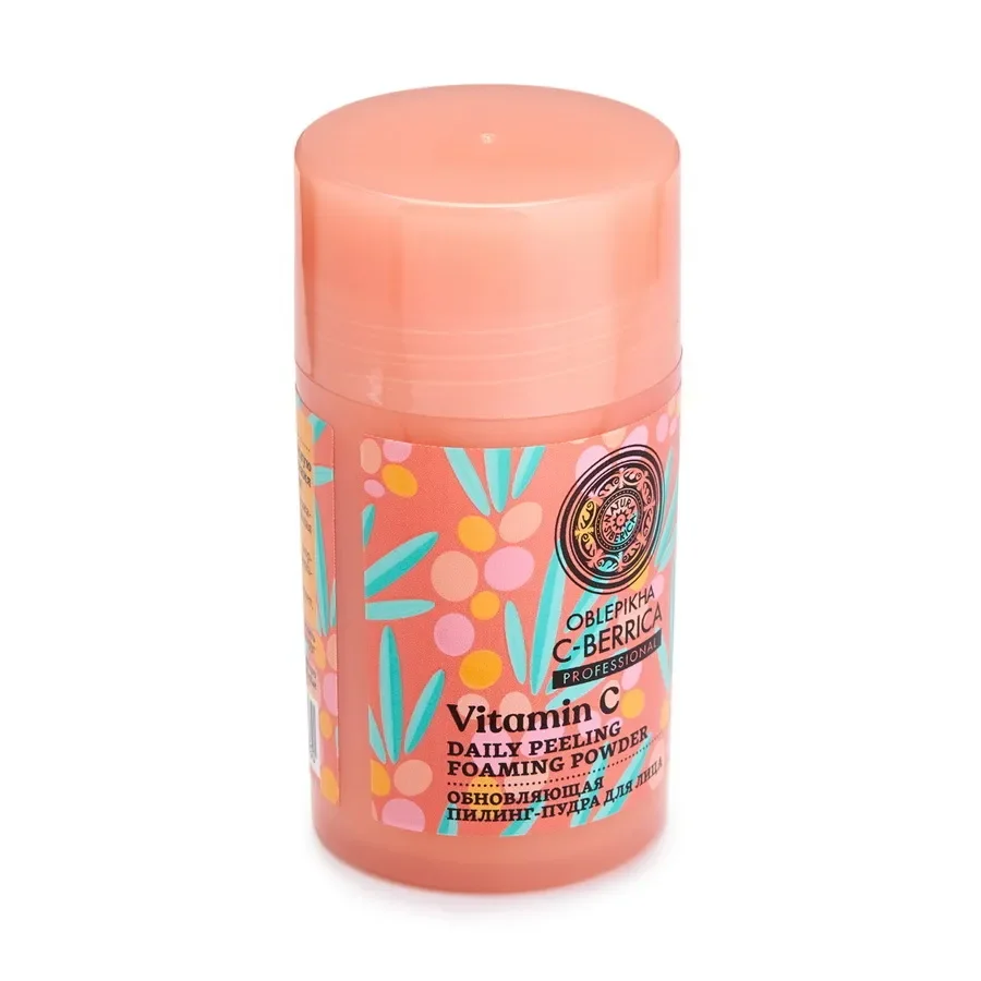 Пилинг-пудра Natura Siberica Oblepikha C-BERRICA для лица Обновляющая, 35 г