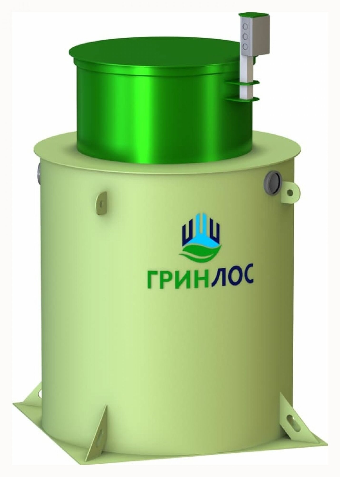 Септик для дома гринлос Аква 5 (1 м3/сут, самотечный, на 5 человек)