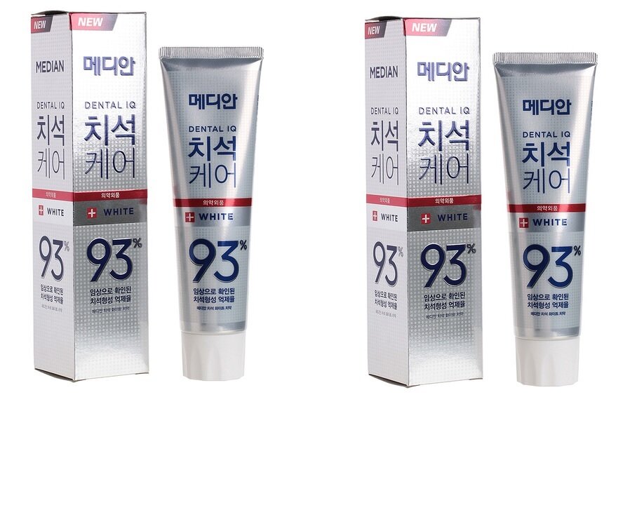 Зубная паста Median Dental IQ 93% White, 120 гр, 2 шт