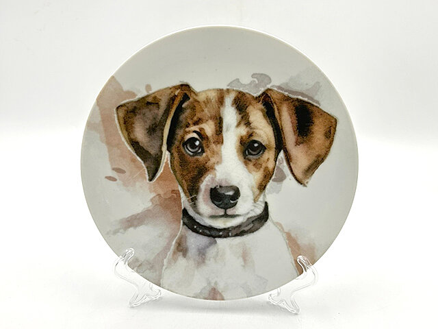 Тарелка обеденная Мой питомец Чак фарфор 24см Добрушский фарфоровый завод