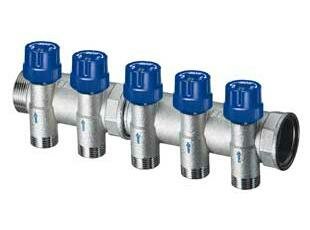 Терморегулирующий коллектор 2 отв.1"х М24х19 FAR (FK 3913 C102)