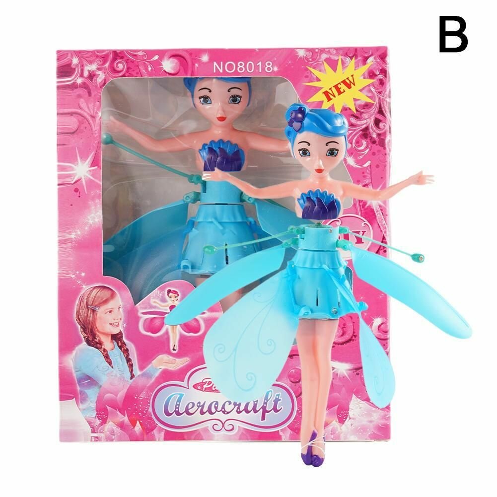 Детская летающая игрушка фея с дистанционным управлением и датчиком жестов